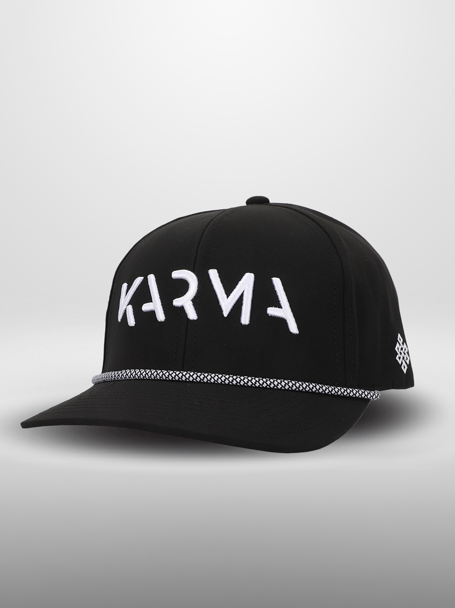 BLACK KARMA CAP – Karma Golf Apparel