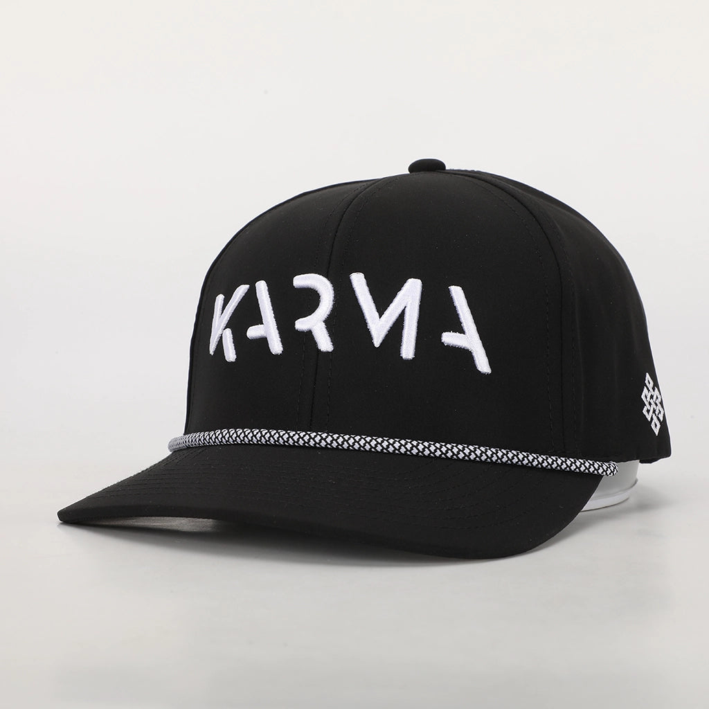 BLACK KARMA CAP – Karma Golf Apparel